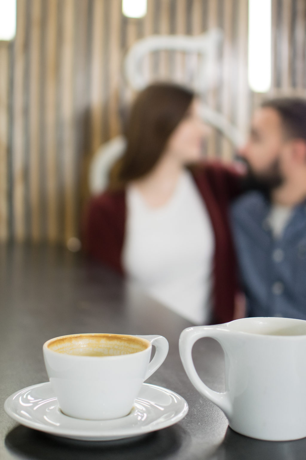 Coffee Shop Engagement Session in Fort Worth - Danni Lea Photo