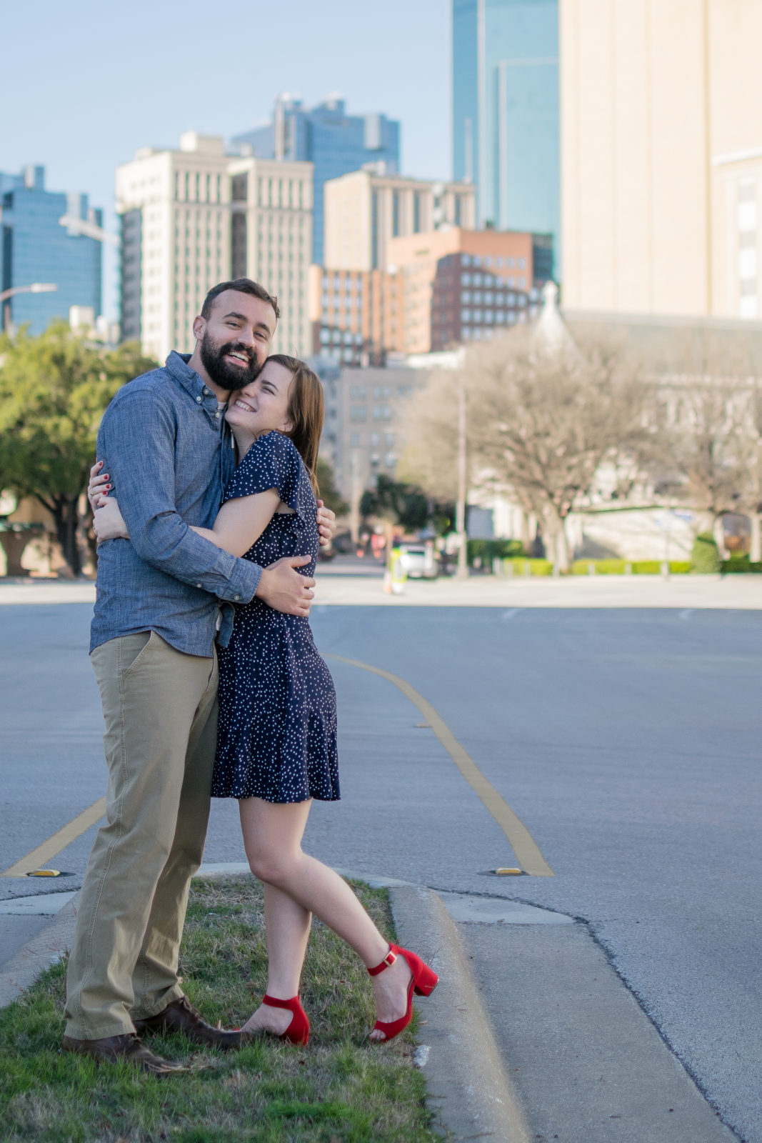 Coffee Shop Engagement Session in Fort Worth - Danni Lea Photo